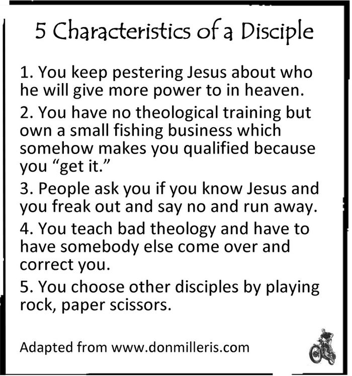 What is a disciple? – Escape to Reality