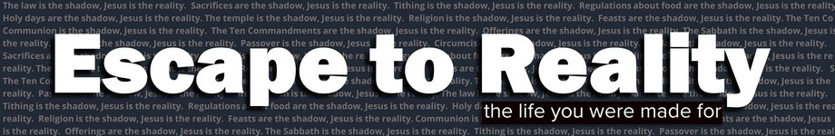 Shadow and reality w tagline – Escape to Reality