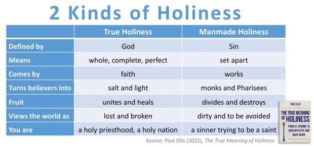The True Meaning of Holiness – Escape to Reality